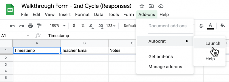 How To Make A Classroom Walkthrough Form in Google Forms & Email Your ...
