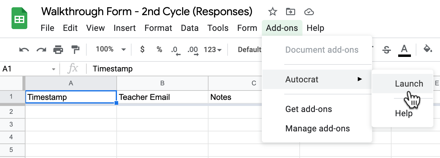 How To Make A Classroom Walkthrough Form in Google Forms & Email Your ...
